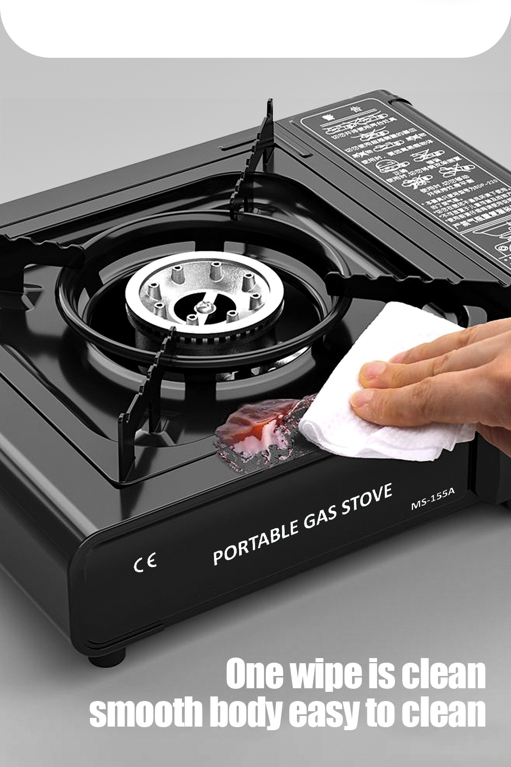 Portable Butane Gas Stove Mini Camping Outdoor Picnic Barbecue Safe ...