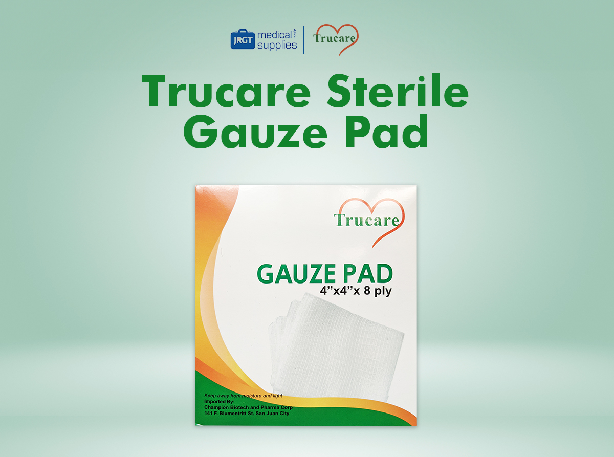 Trucare Sterile Gauze Pad 4x4x8 (1 Box - 100pcs) | JRGT Medical Supply ...