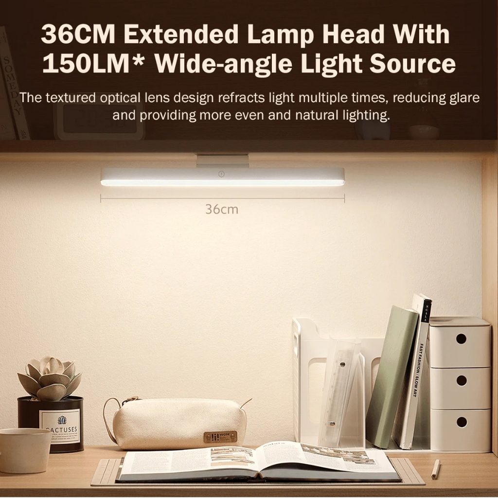 Xiaomi Magnetic Reading Light Bar Ra90 2000mAh Type-C Rechargeable ...