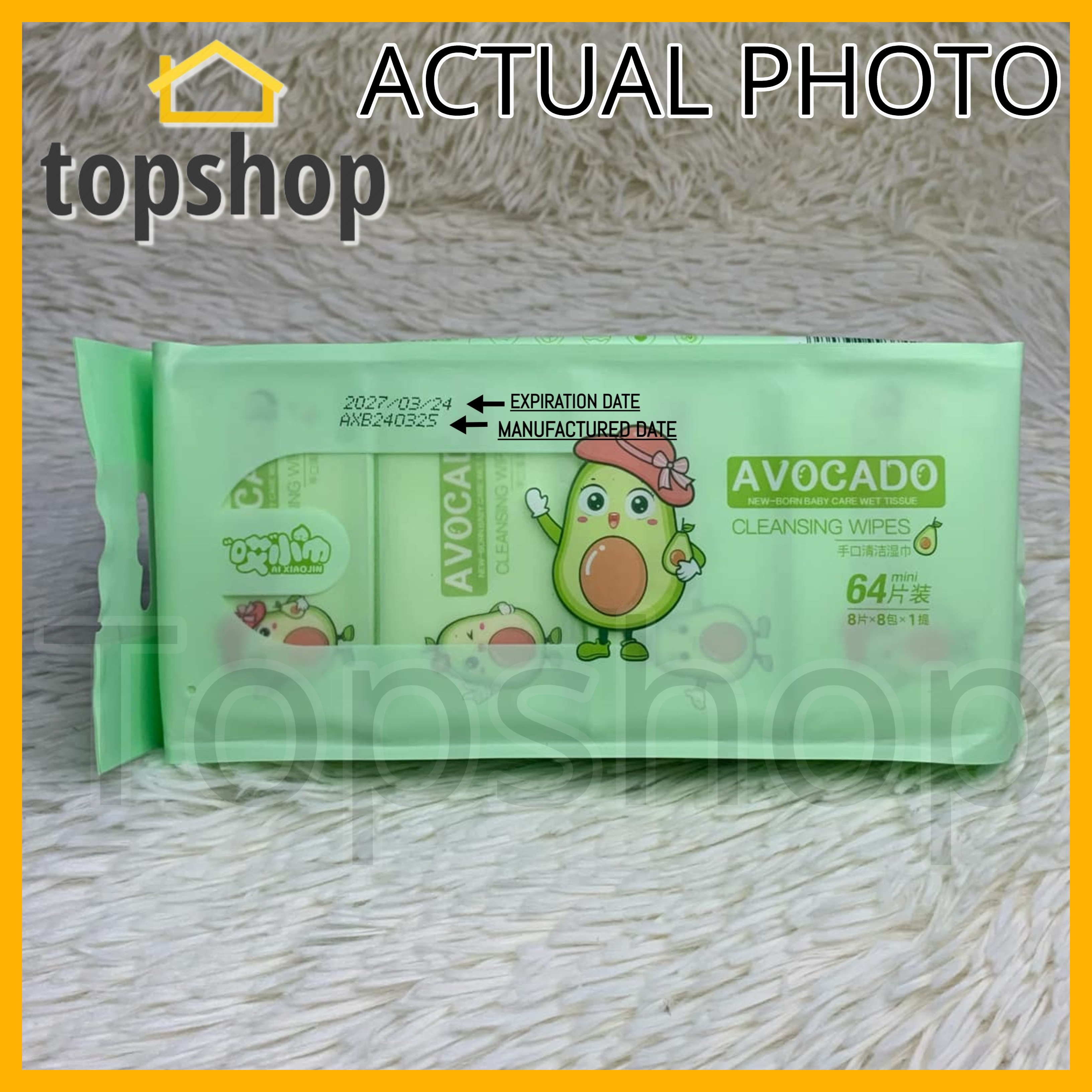 TOPSHOP 8 IN 1 Mini Baby Wipes Wet Wipes Wet Tissue Travel Outdoor Spot ...