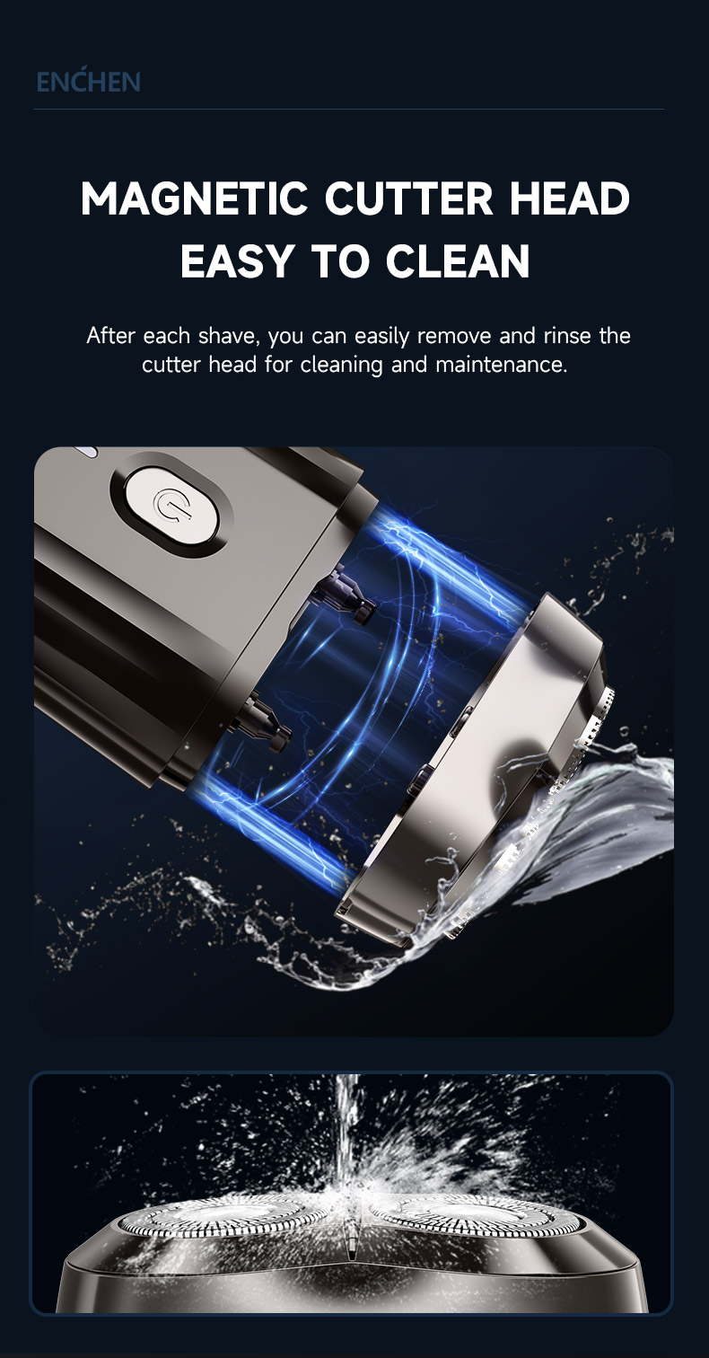 ENCHEN Mini Electric Shaver For Men Mini 6 Portable Shaver With 2D ...