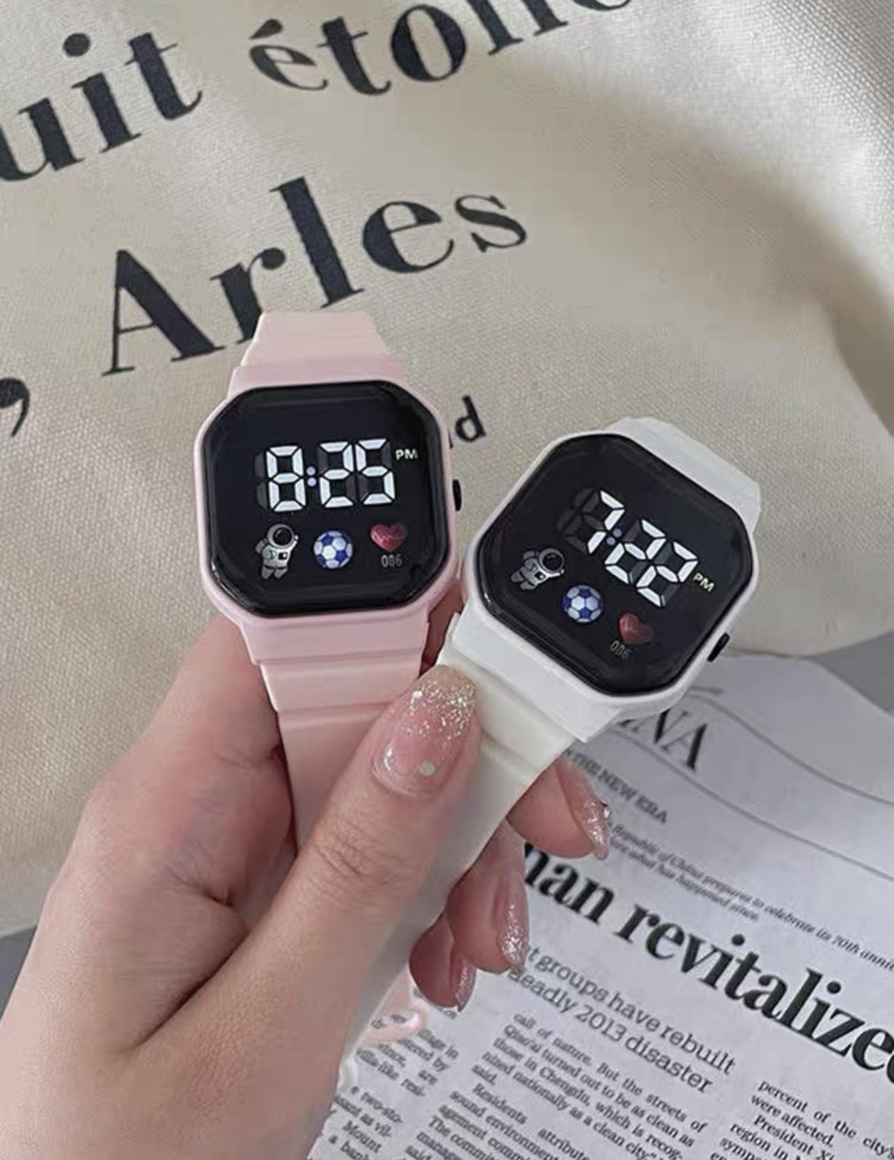 Led Electronic Digital Spaceman Unicorn Watch Unisex Water Resistant ...