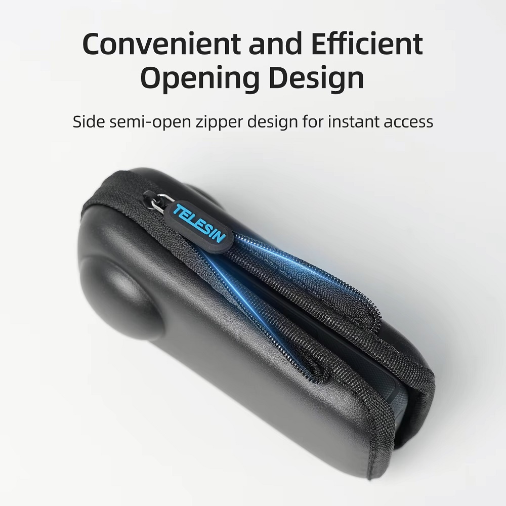 TELESIN Velvet Mounting Storage Protective Pocket Bag for Insta360 X4 ...