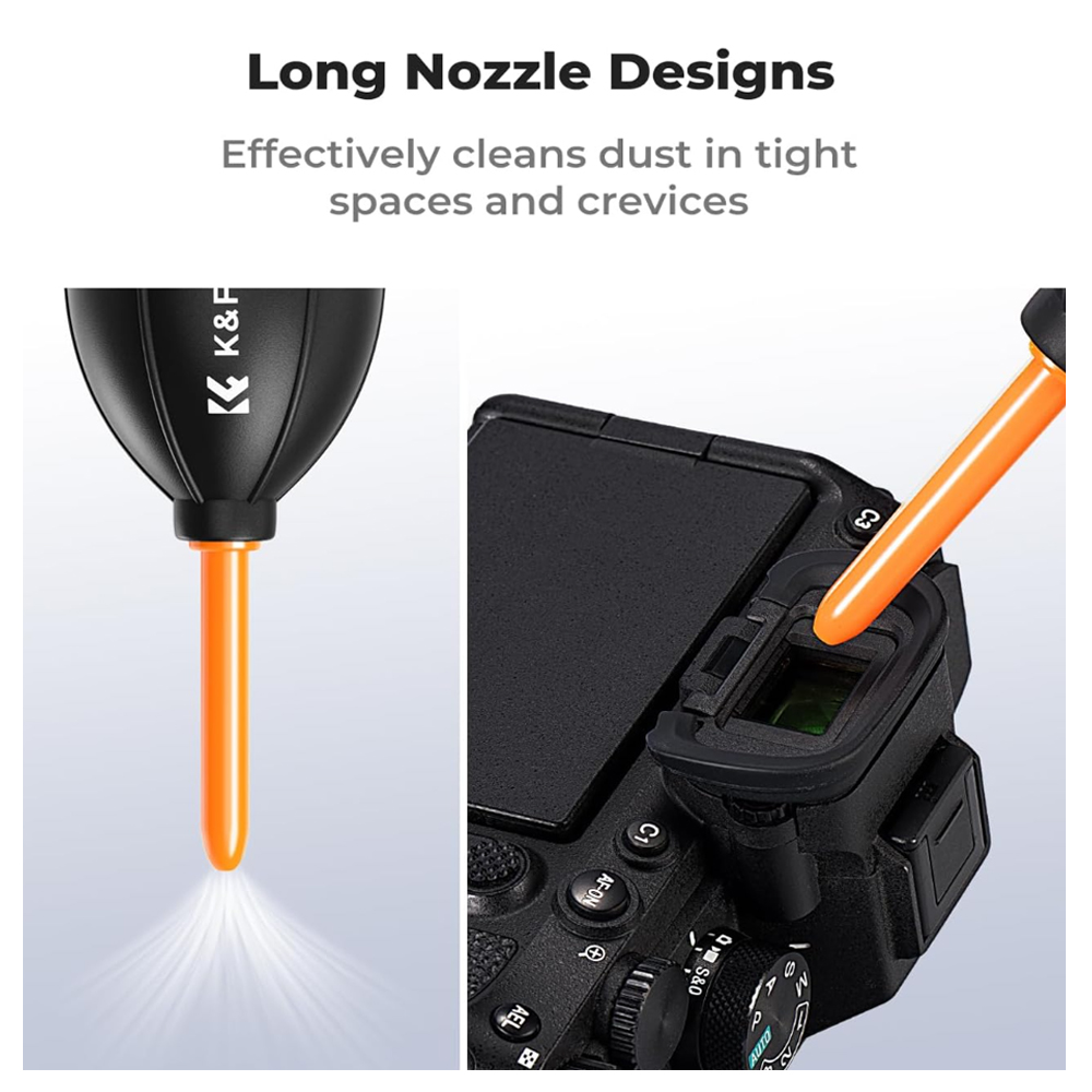K&F Concept Air Dust Blower Lens and DSLR Mirrorless Camera Cleaner ...