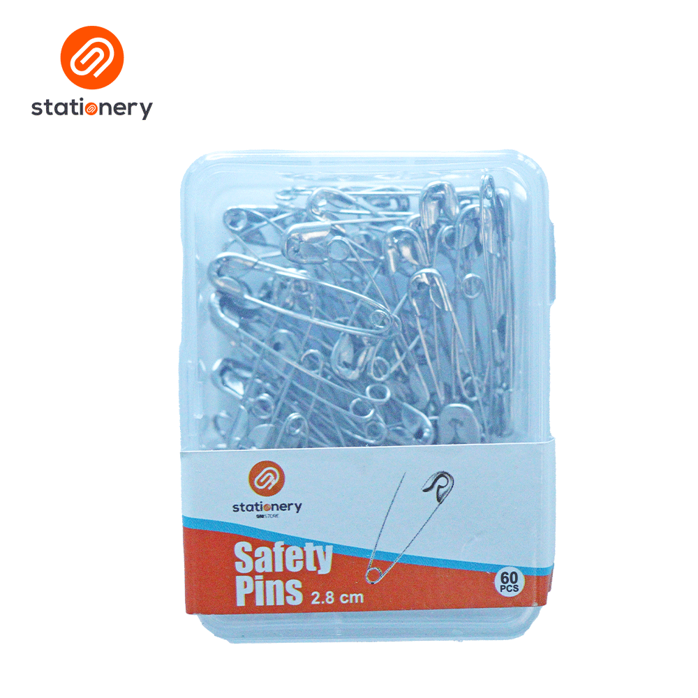 Stationery Safety Pins 2.8cm - 60 pcs per Pack | Shopee Philippines