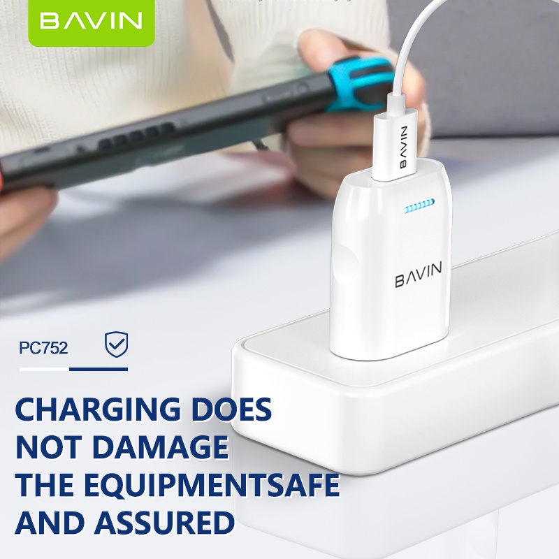 Gudoo Original BAVIN Fast Charger Adapter with Cable For Phone Android ...