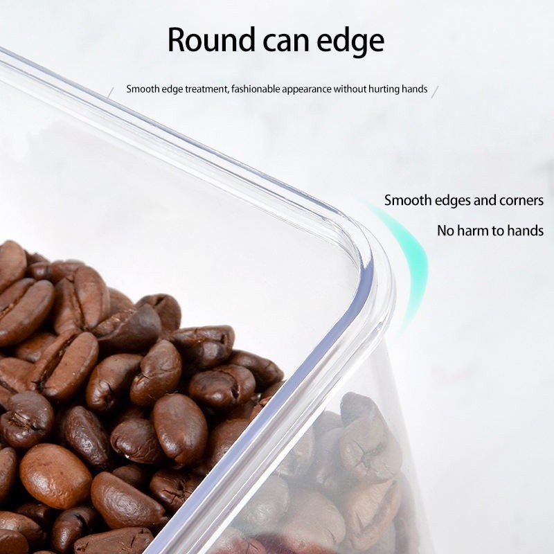 0.5L 1L Acrylic Food Storage Powder Dispenser Container Airtight Food ...