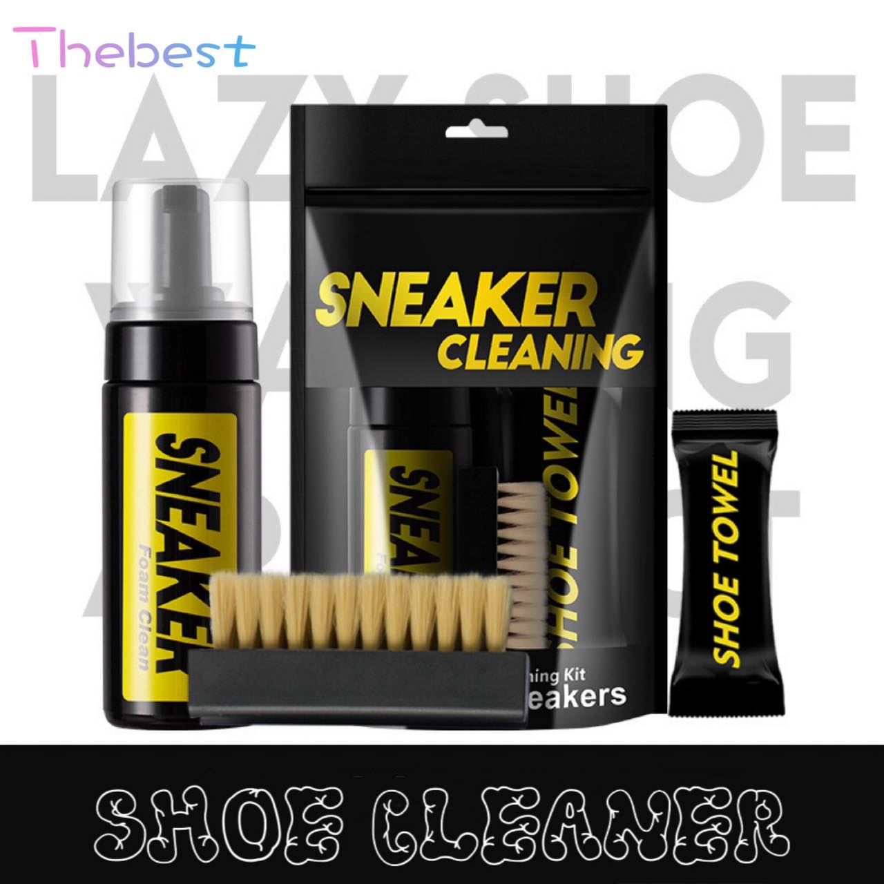 Thebest Shoe Cleaner Premium Foam Sneakers Dry Cleaning Kit With ...