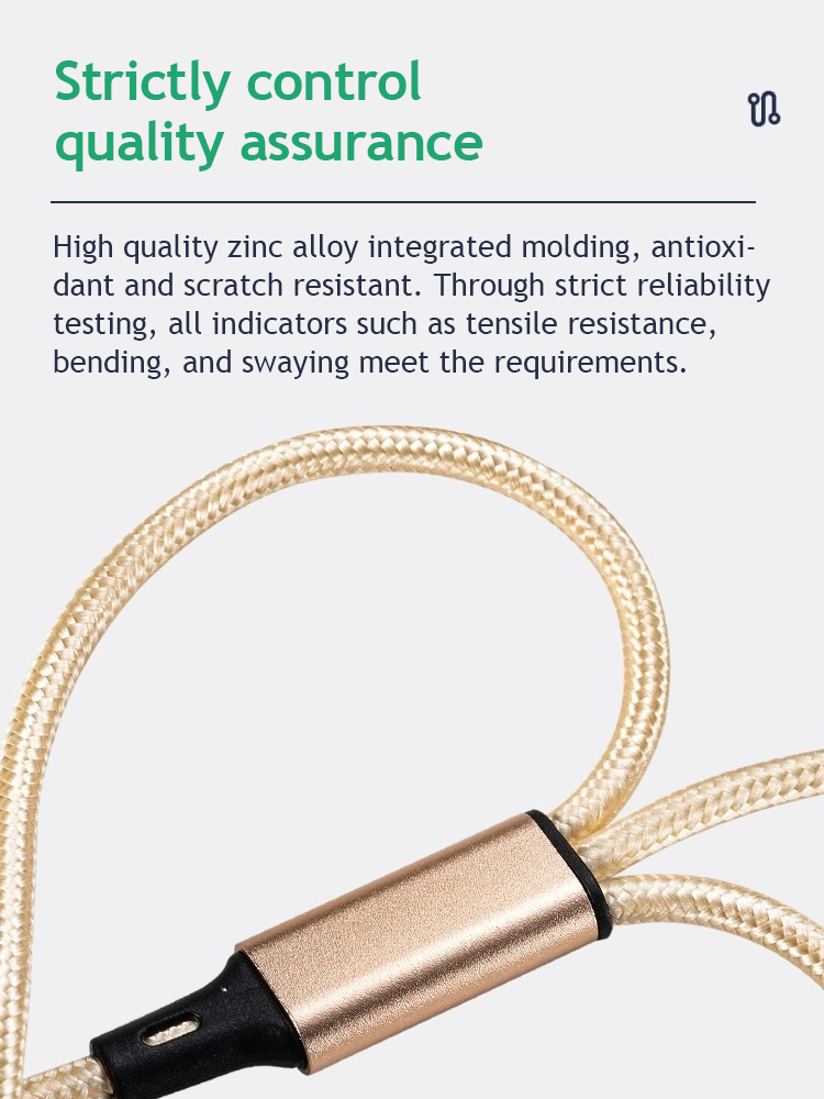 ICON 3 In 1 USB Cable Fast Charging Micro USB Type C Cable Fast Charge ...