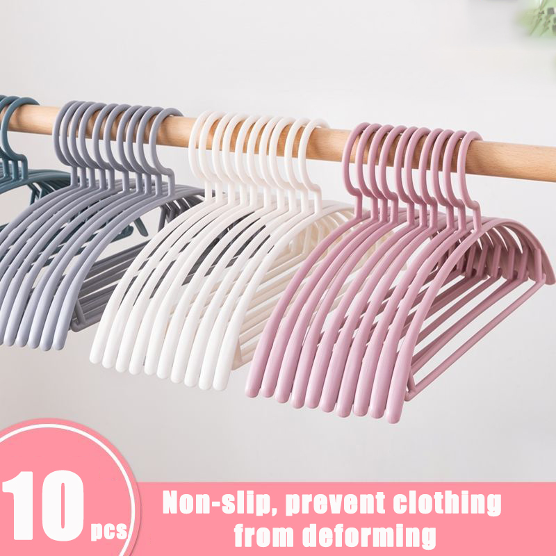 10 pcs with 2 hooks Drying Hanger Clothes Hanger shelf Shirt T-shirt ...