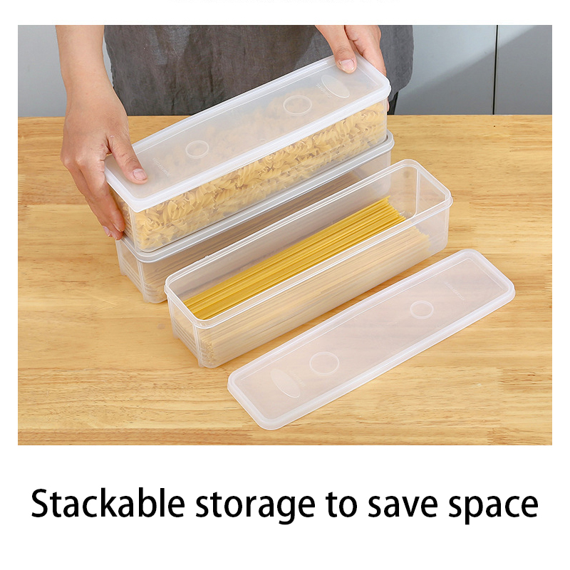 Sealed Noodles Pasta Food Box fresh-keeping Container storage organizer ...