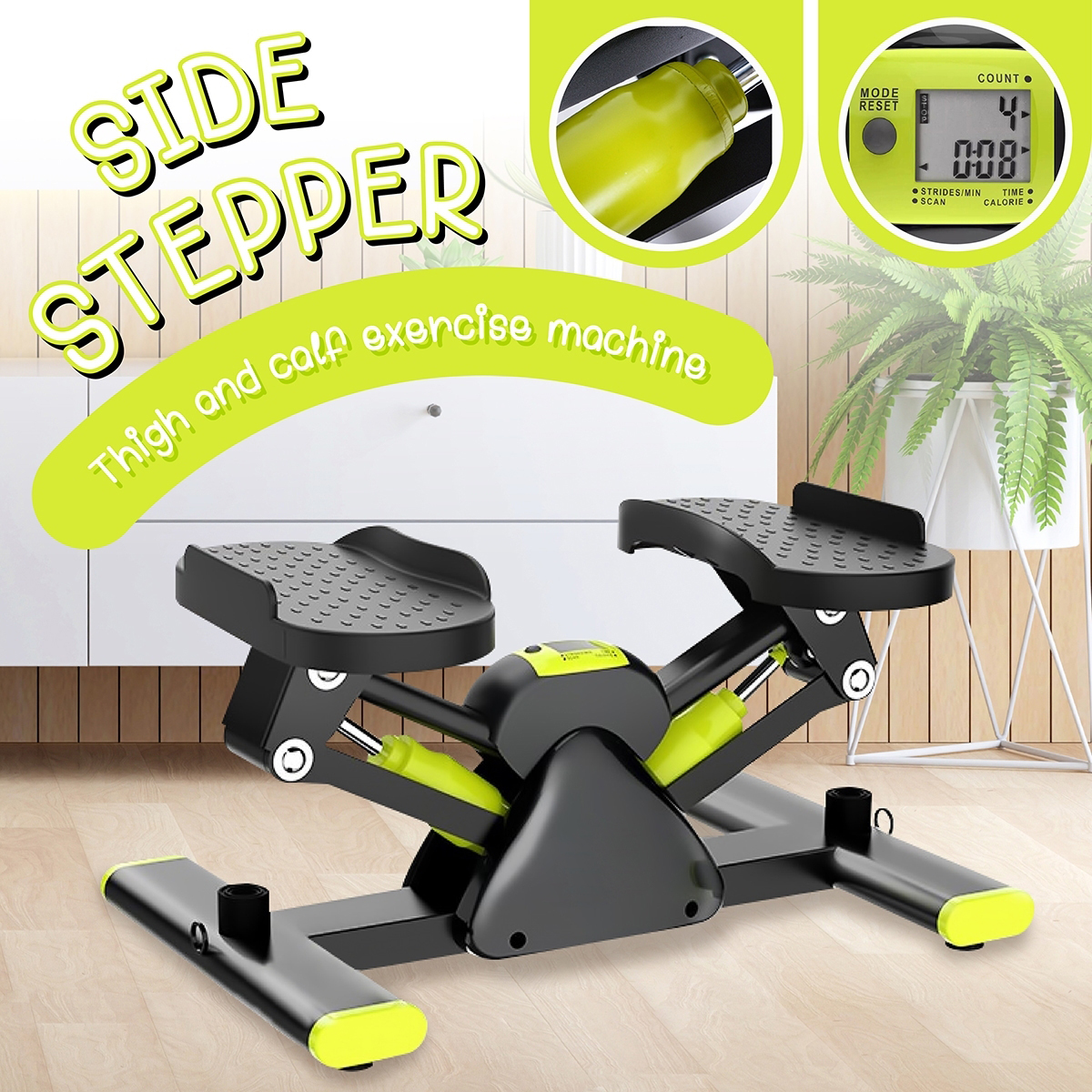【COD】Pedal Exercise Mini Stepper Foot Stepper V-Shape Leg Machine Hydraulic Step Up | Shopee ...