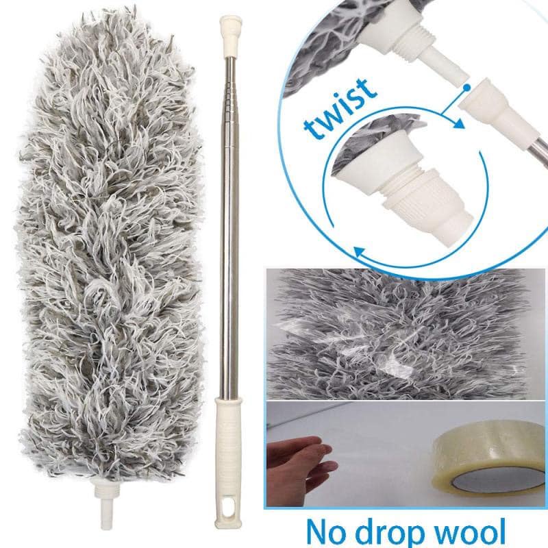 Electrostatic Duster Retractable Stainless Steel Extended Duster Duster ...