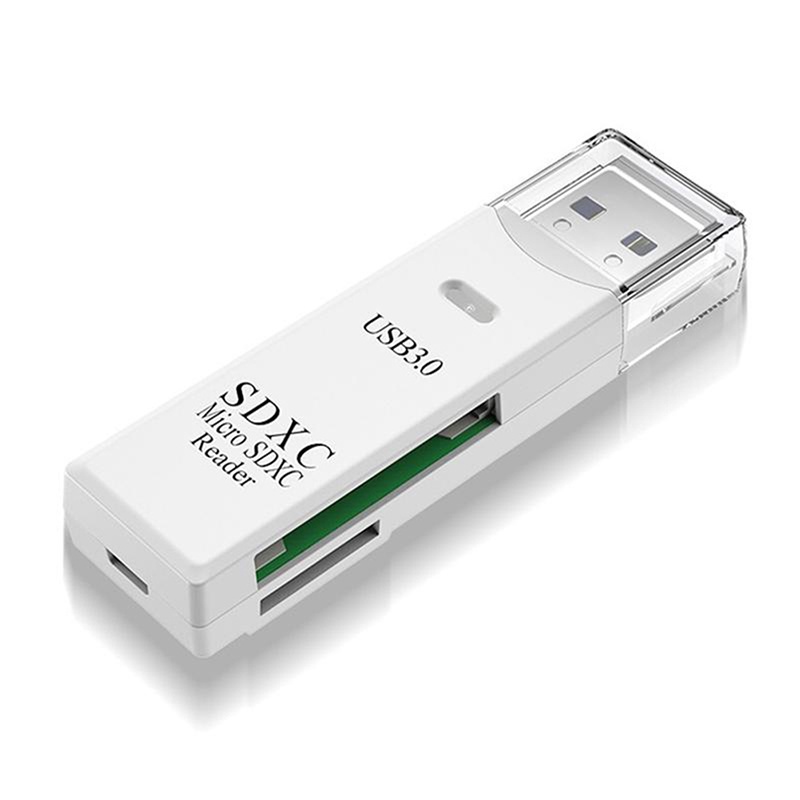 Popcorn 2 In 1 Usb 3.0 Card Reader Flash Memory Card 2 Slots For TF SD ...