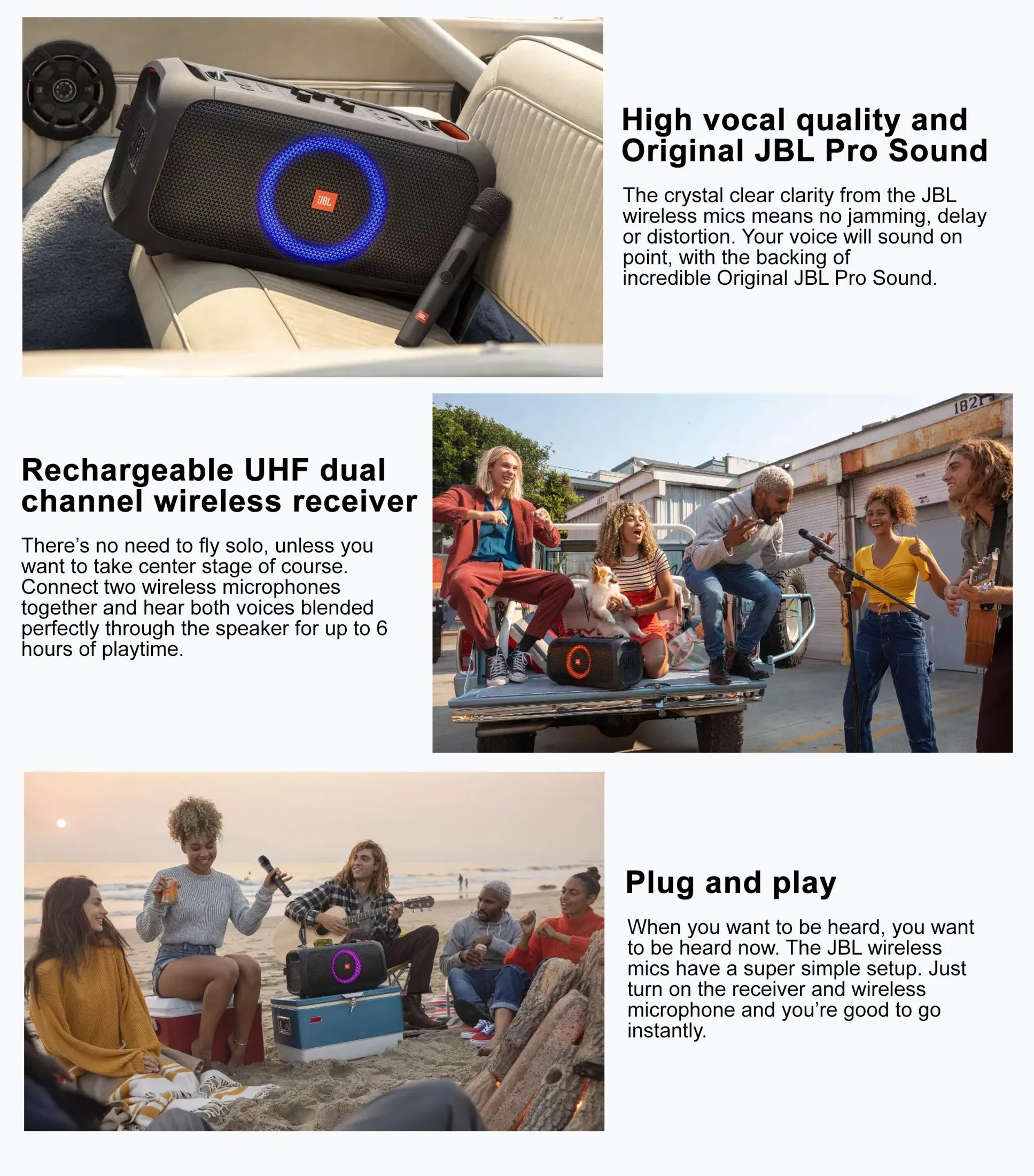 JBL Partybox Wireless Rechargeable Mic | Shopee Philippines