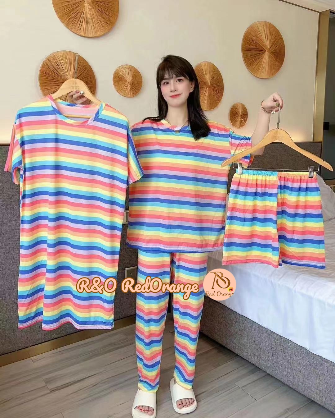 R&O 4in1 Korean pajama for women short terno set sleepdress daster ...