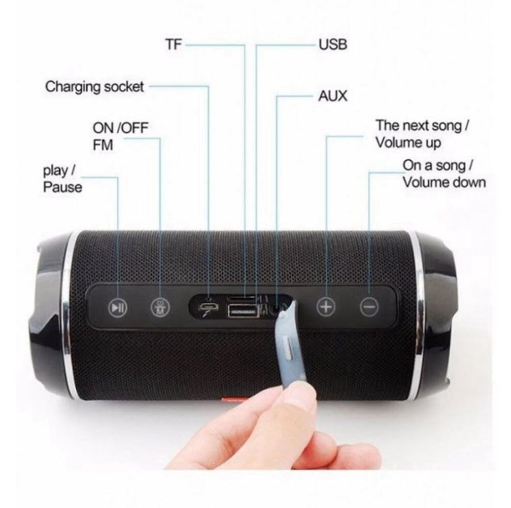 T&G TG-116 Splashproof Stereo Wireless V5.0 IPX6 Waterproof Resisteant ...
