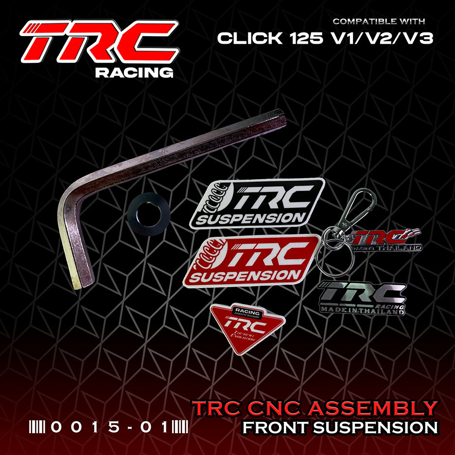 TRC Racing Front Shock Assembly Adjustable Preload CNC for Click v1 v2 ...
