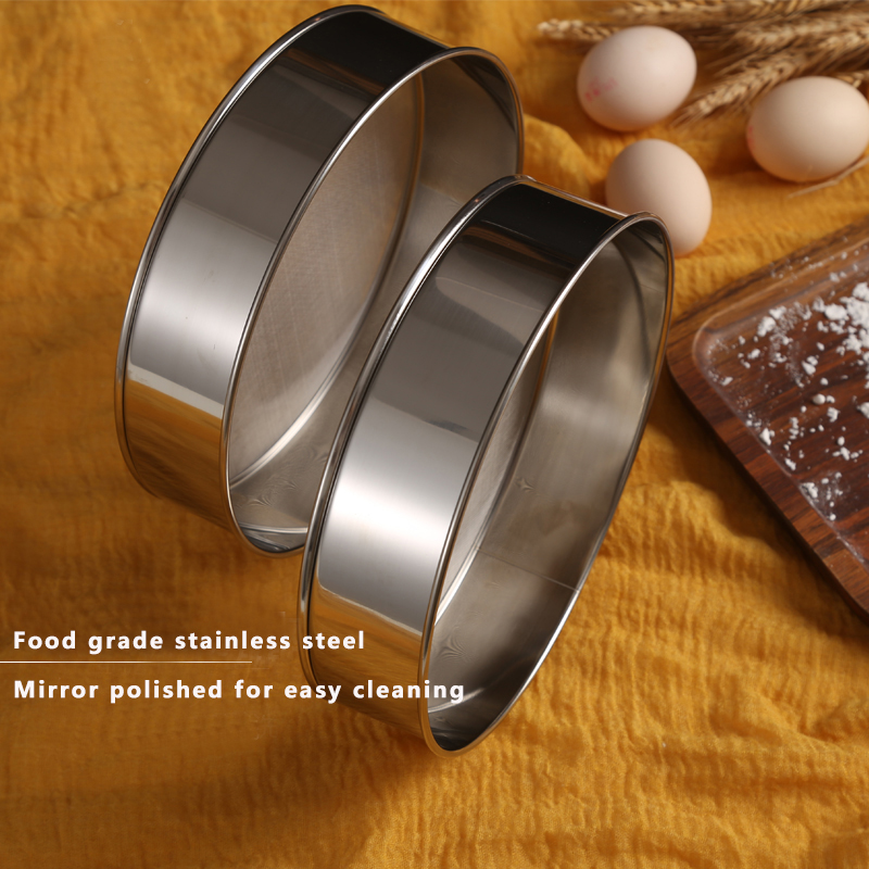 60 mesh Stainless Steel Fine mesh Kitchen Baking Cooking Flour Sifting ...