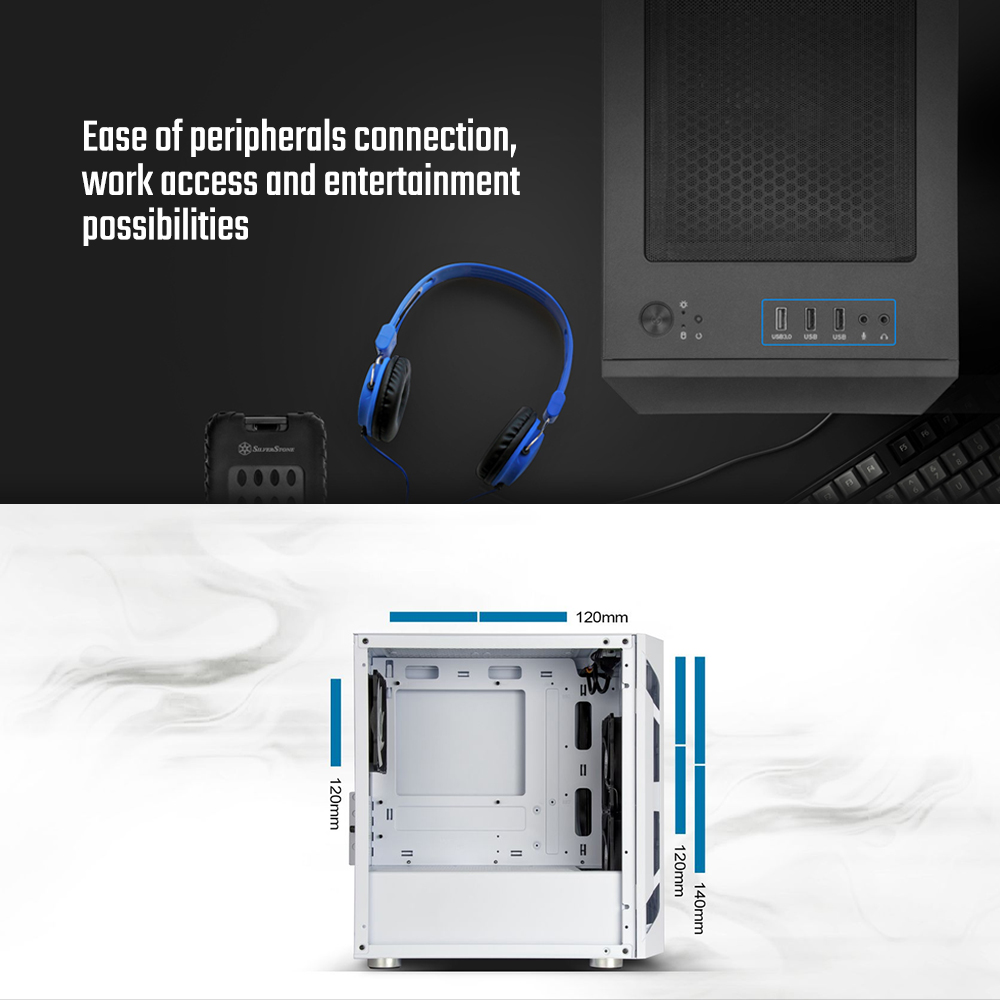 EasyPC| Silverstone FARA H1 PRO and R1 PRO PC Case with 3 and 4 ARGB ...