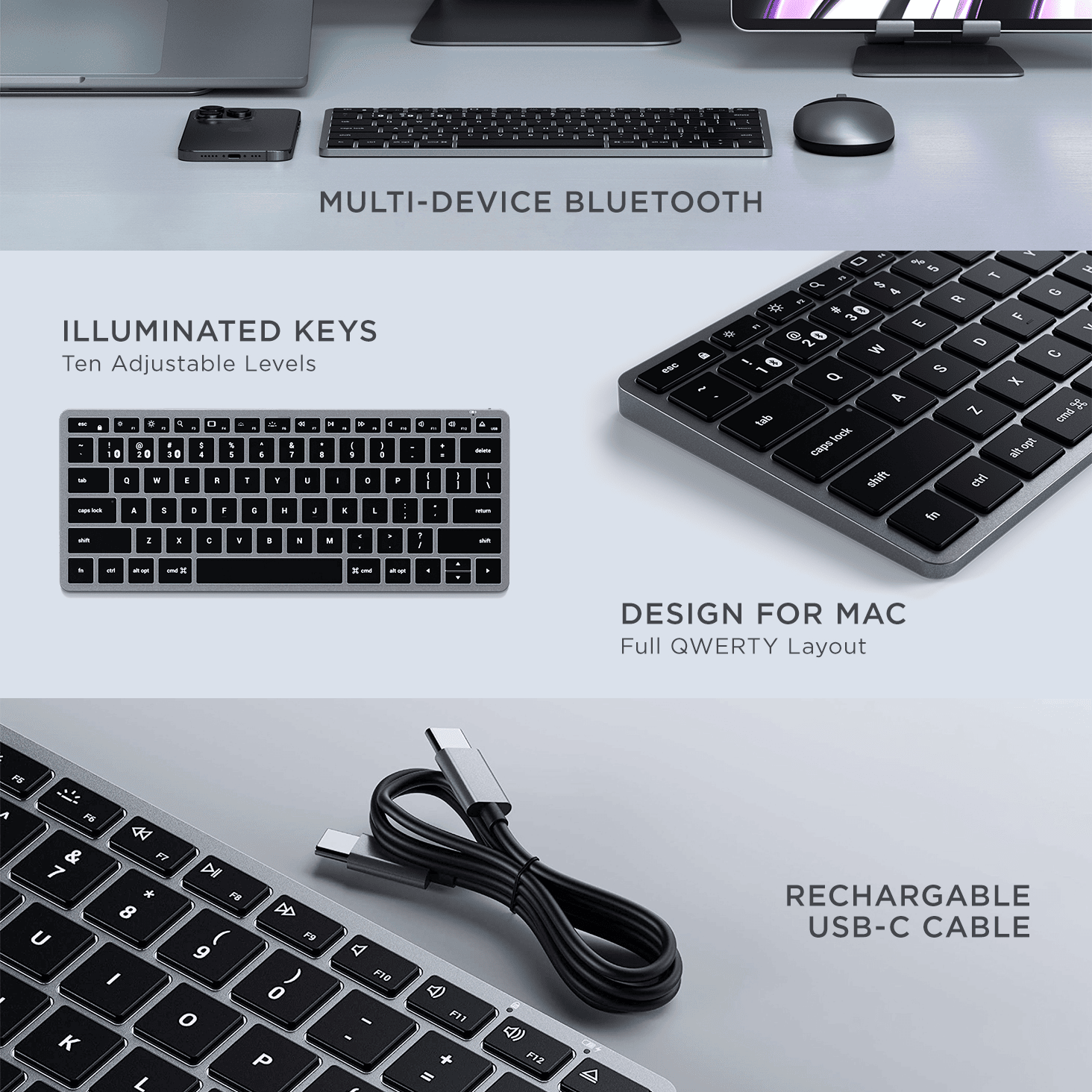 Satechi Slim X1 Bluetooth Keyboard | Shopee Philippines