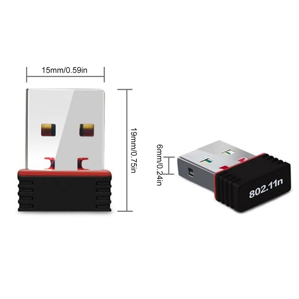 GSE USB 2.0 Wireless WiFi Adapter Dongle 300mbps 802.11n Mini WiFi Hotspot Fast Speed Lan Card ...