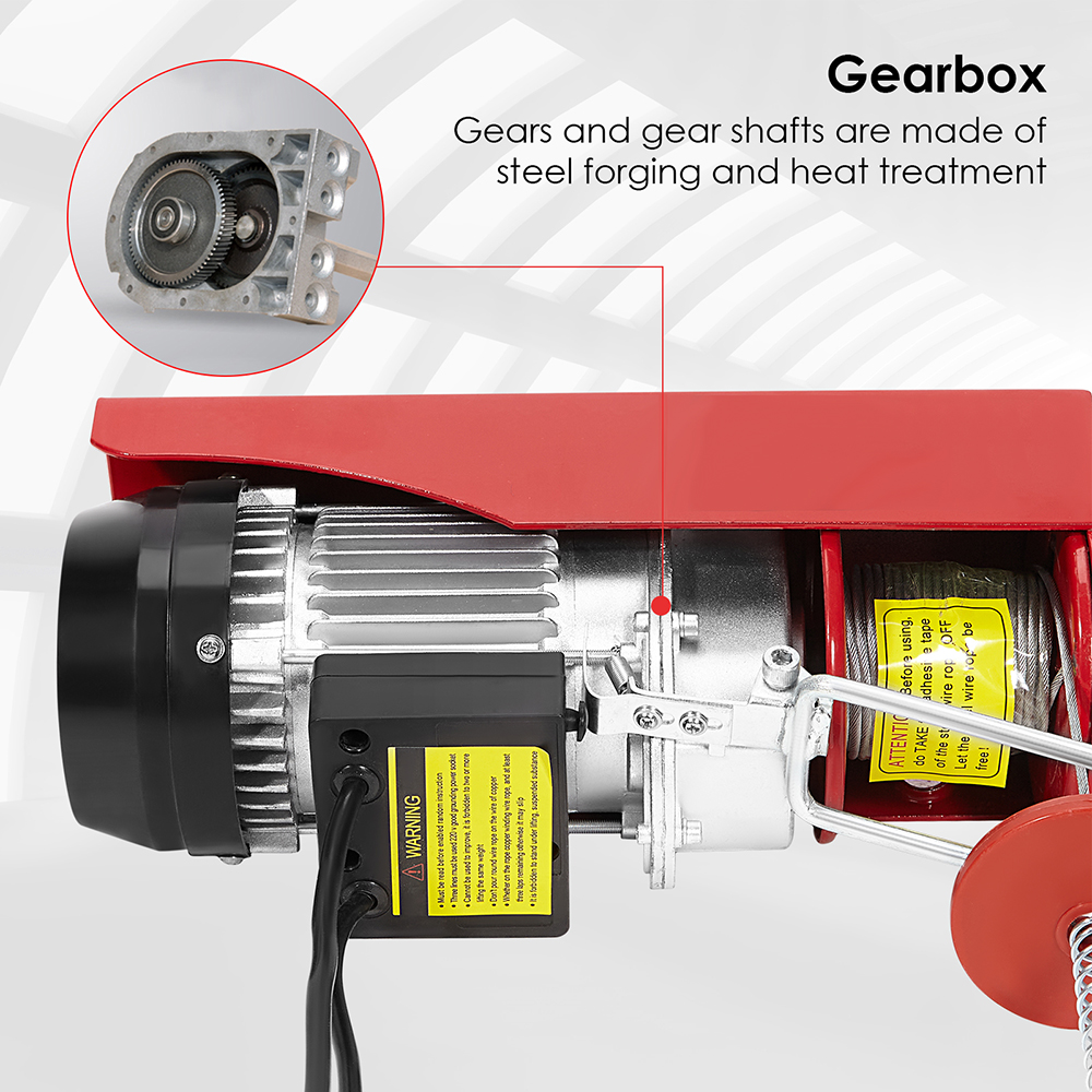 220V 60HZ Electric Hoist Single Phase Electric hoist winch hoist ...