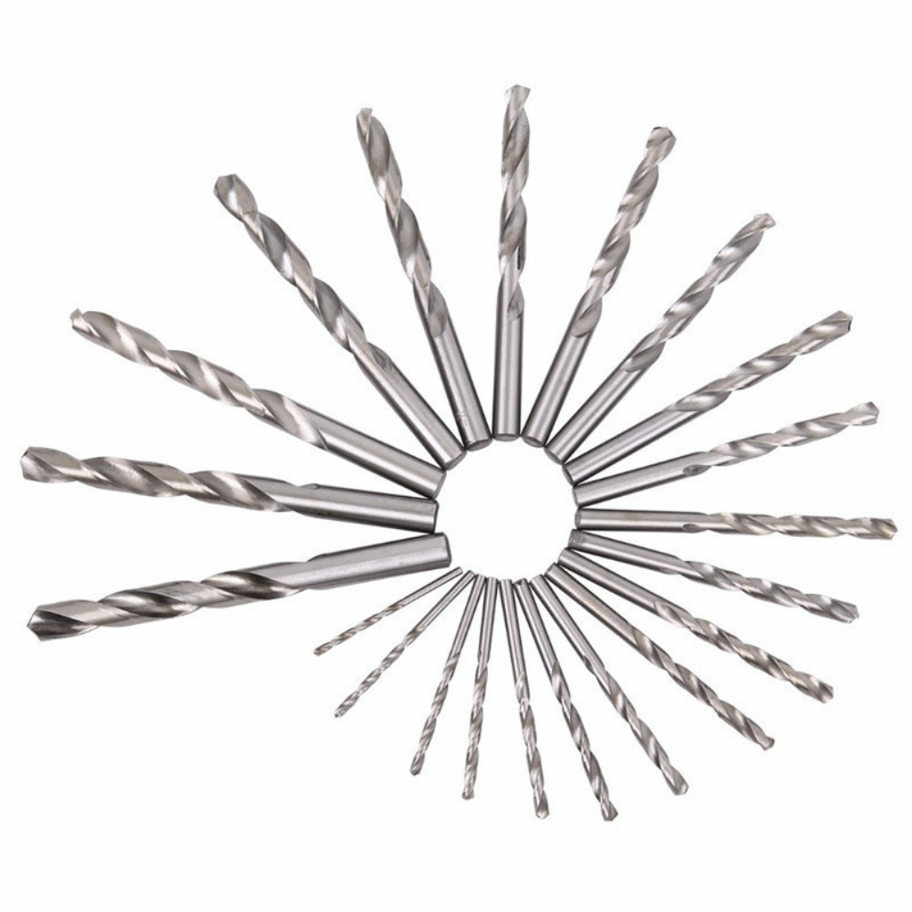 High Quality 25Pcs Twist HSS Metal Drill Set Drilling Bit Tool 1-13mm | Shopee Philippines