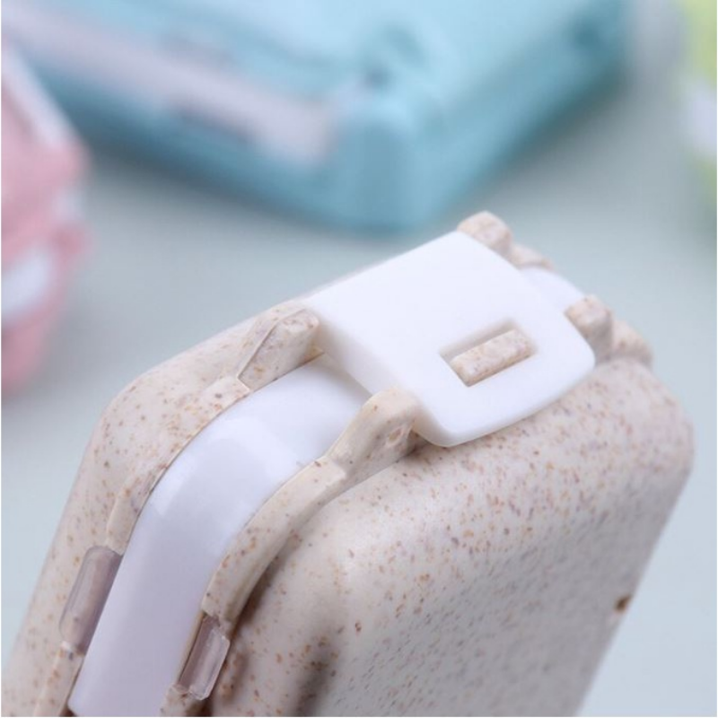 8 Divider Clamshell Design Medicine Tablet Pill Storage Box Medicine ...