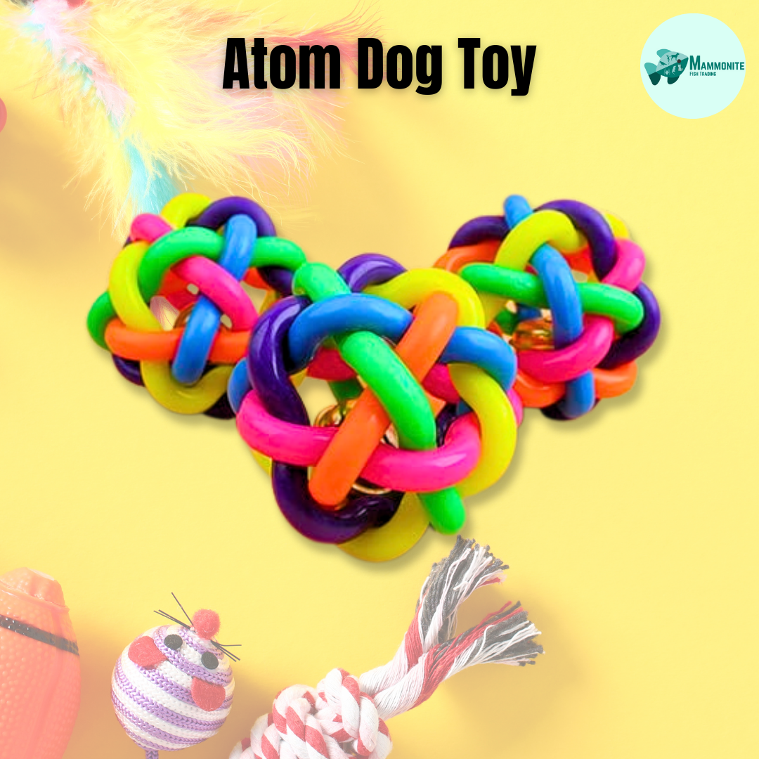 Atom Squishy Interactive Play Ball Pet Toy Colorful Toy for Dog and Cat ...