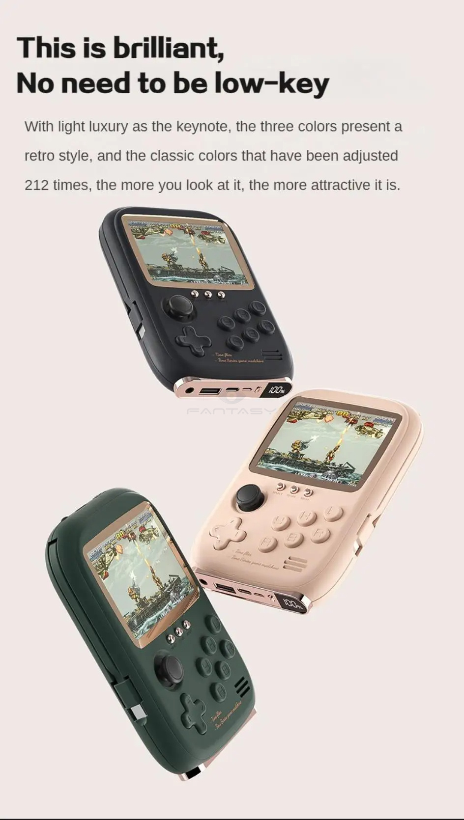 FANTASY fun PRO series game charging treasure New Handheld Game Console ...