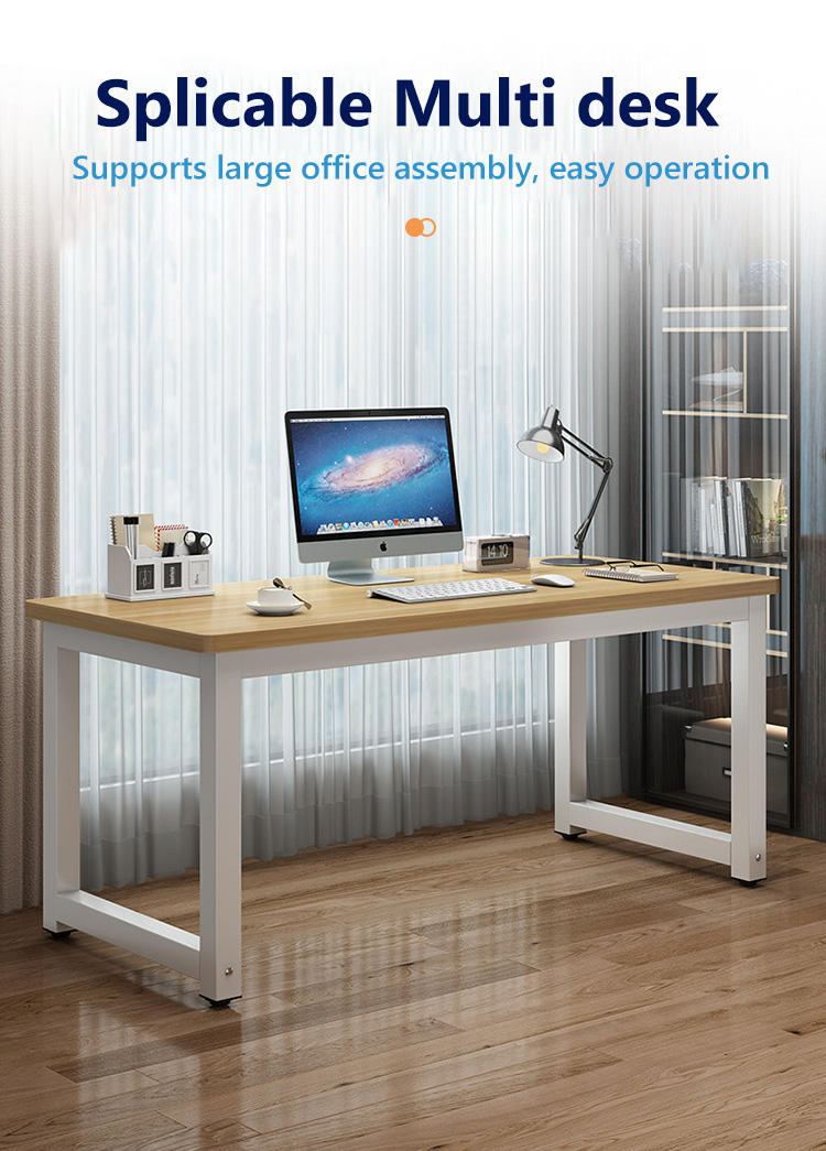 Multi-Function Computer Desk Office Table Modern Simple Solid Wood Table For Study Room/Office ...
