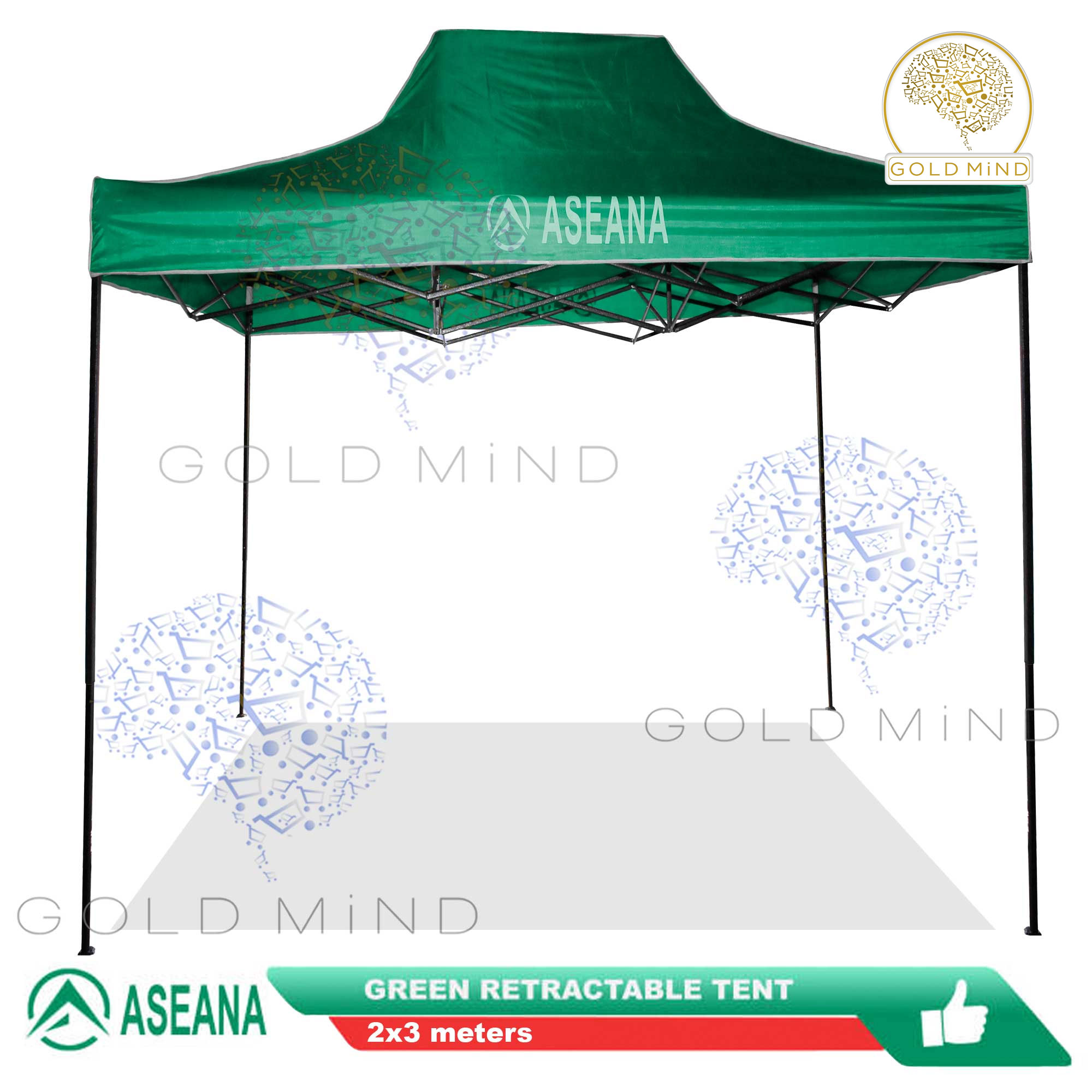 ASEANA 2x3 meter Canopy Tent/ Gazebo Tent/ Retractable Tent (FRAME ...