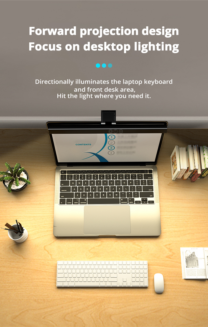 50/35cm Monitor Light Bar Laptop PC Screen Light Hanging Computer ...