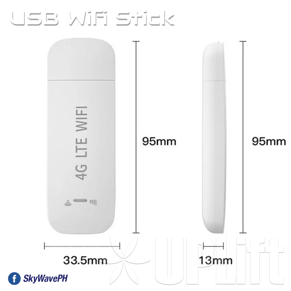 UPLift 4G LTE USB Wifi Stick Modem Openline SIM-Based for Globe / Smart ...