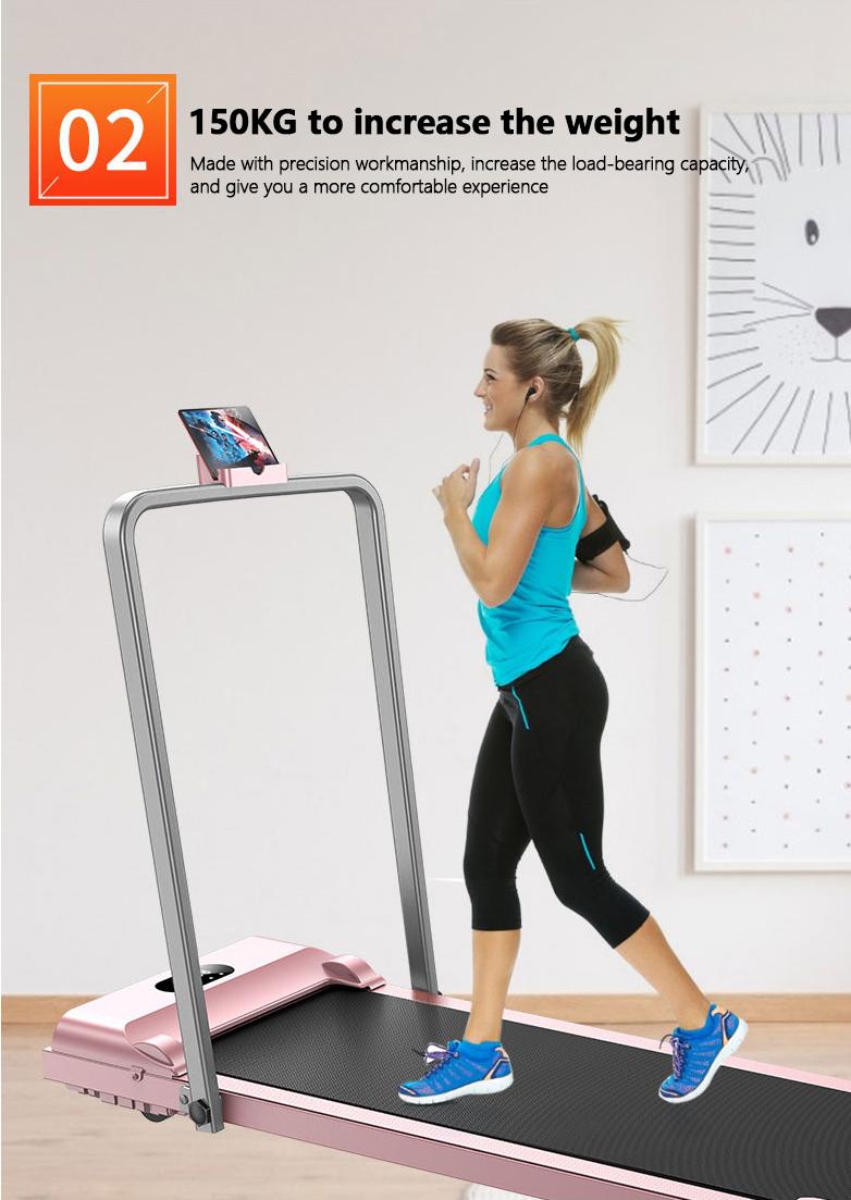 3.0HP Electric Treadmill with Armrests Multi-Program Multi-Countdown ...