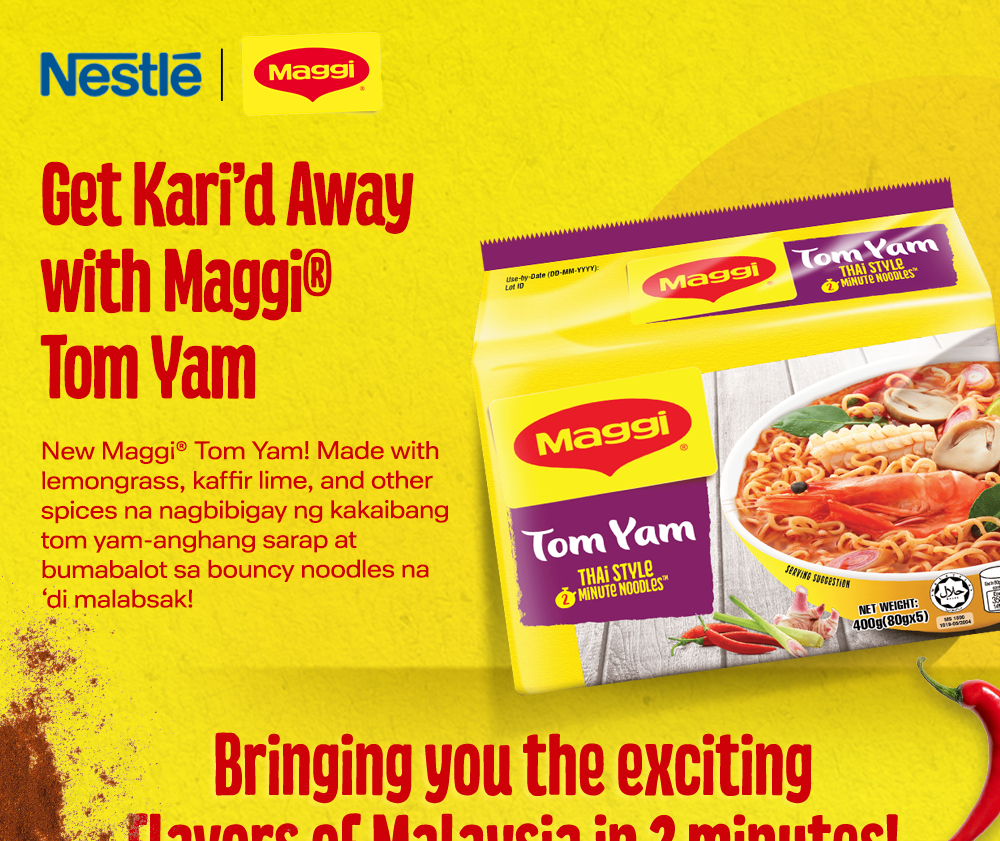 Maggi Tom Yam Noodles 80g - Pack of 10 | Shopee Philippines