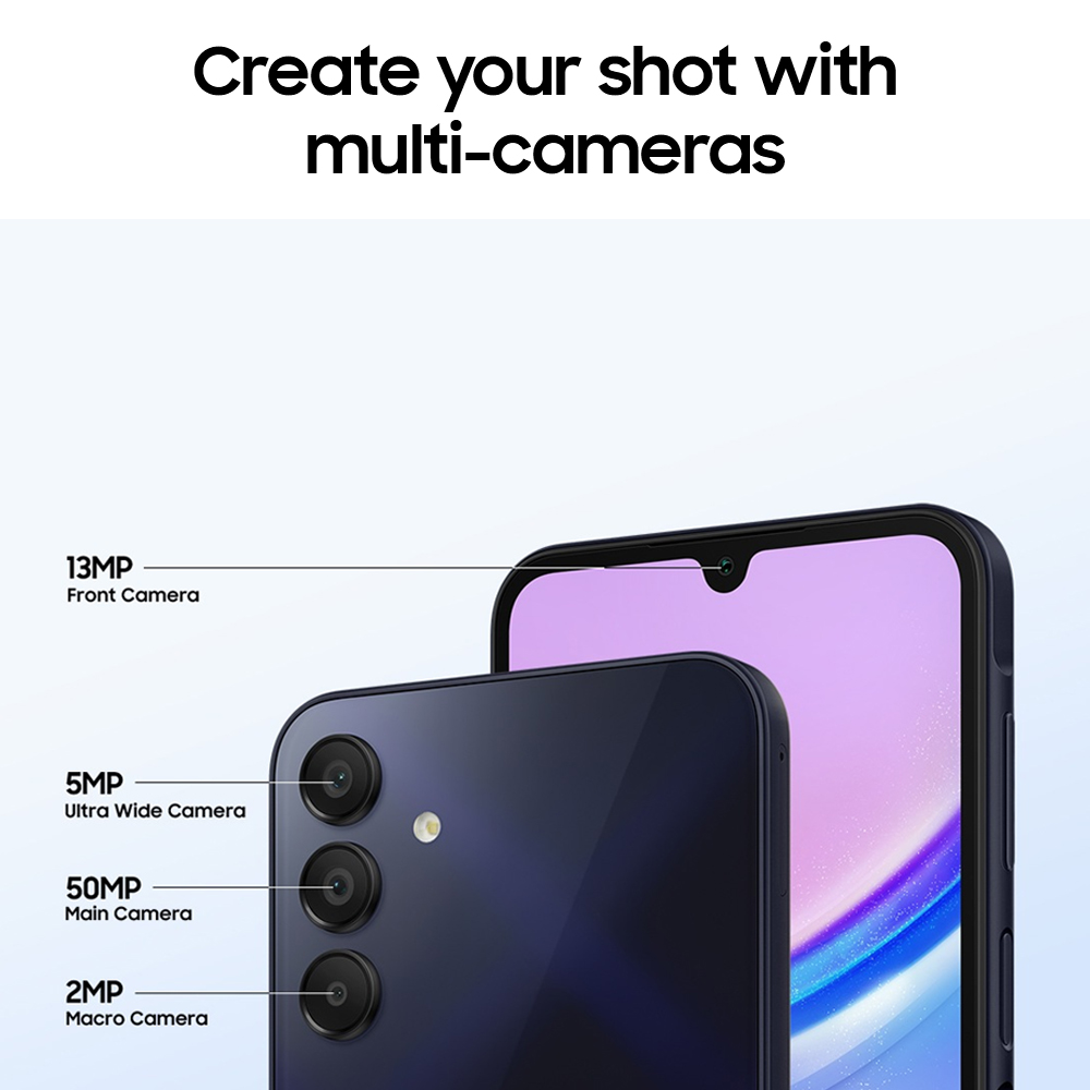 Samsung Galaxy A15 4G | 4GB+128GB/8GB+256GB | MediaTek Helio G99 | 50MP ...