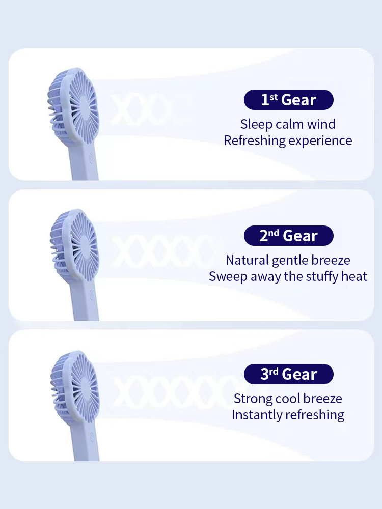 ICON Portable Mini Fan USB Rechargeable Mini Fan Adjustable Cooling Fan ...