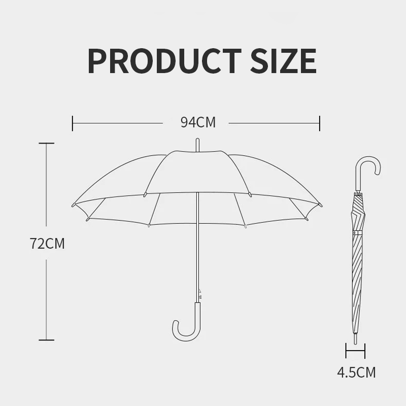 Umbrella UV Automatic Umbrella Long Handle Small Umbrella Buy 1 Take 1 ...