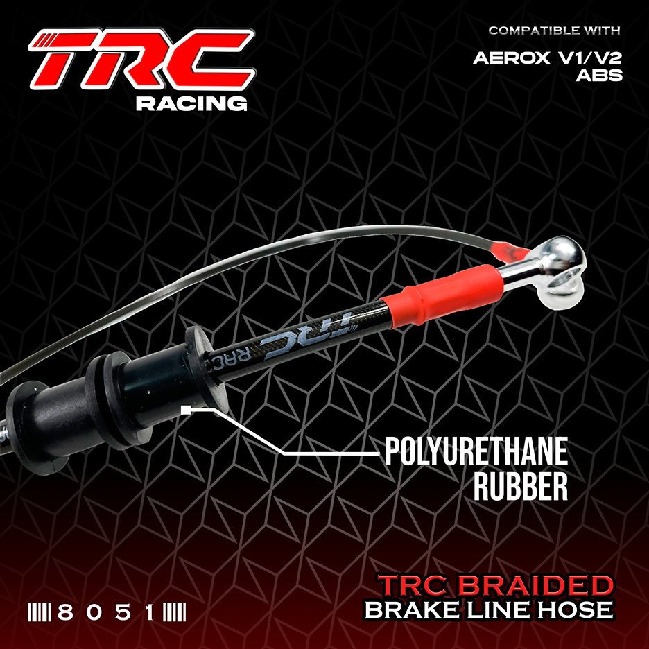 TRC Braided Brake Line Hose Aerox V1/V2 ABS 8051 | Shopee Philippines