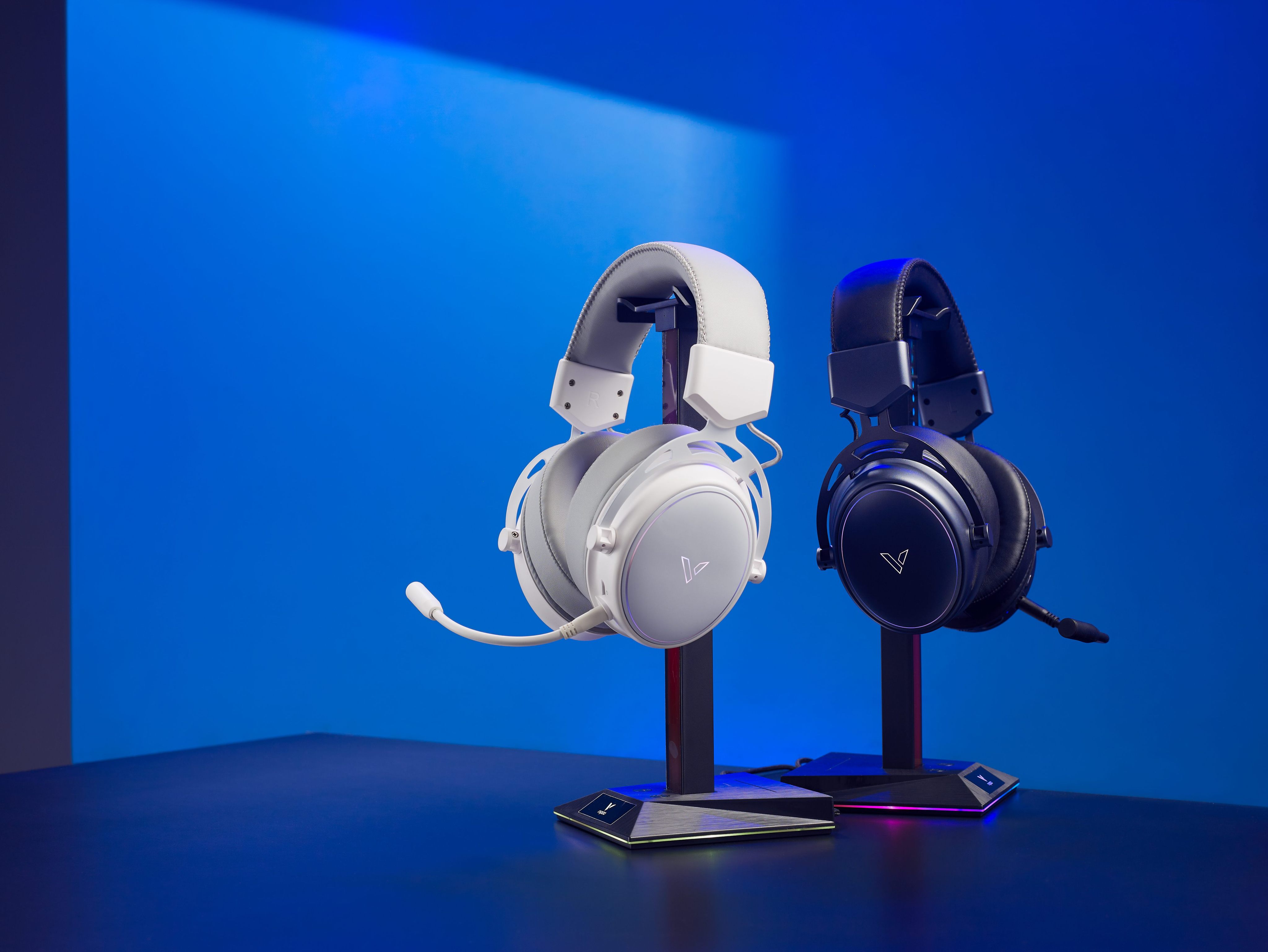 Rapoo VH800 Dual-Mode Wireless RGB Gaming Headset Noise Reduction ...