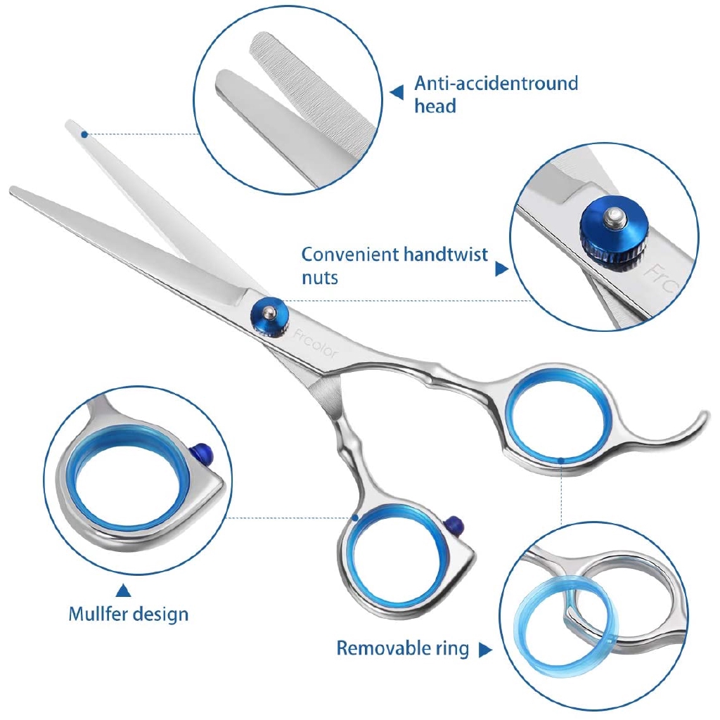 11pcs Haircuts Hair Cut Barber Hairdresser Scissors Set Hair Thinning ...