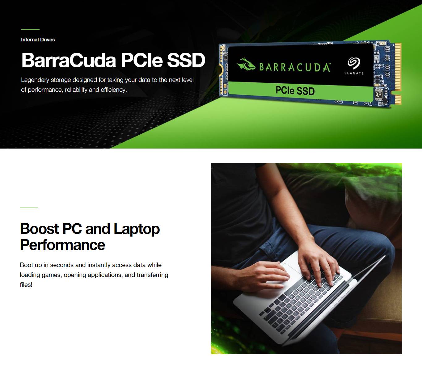 Seagate Barracuda PCIe Gen4 ×4 NVMe 1.4 M.2 SATA SSD Internal Solid ...