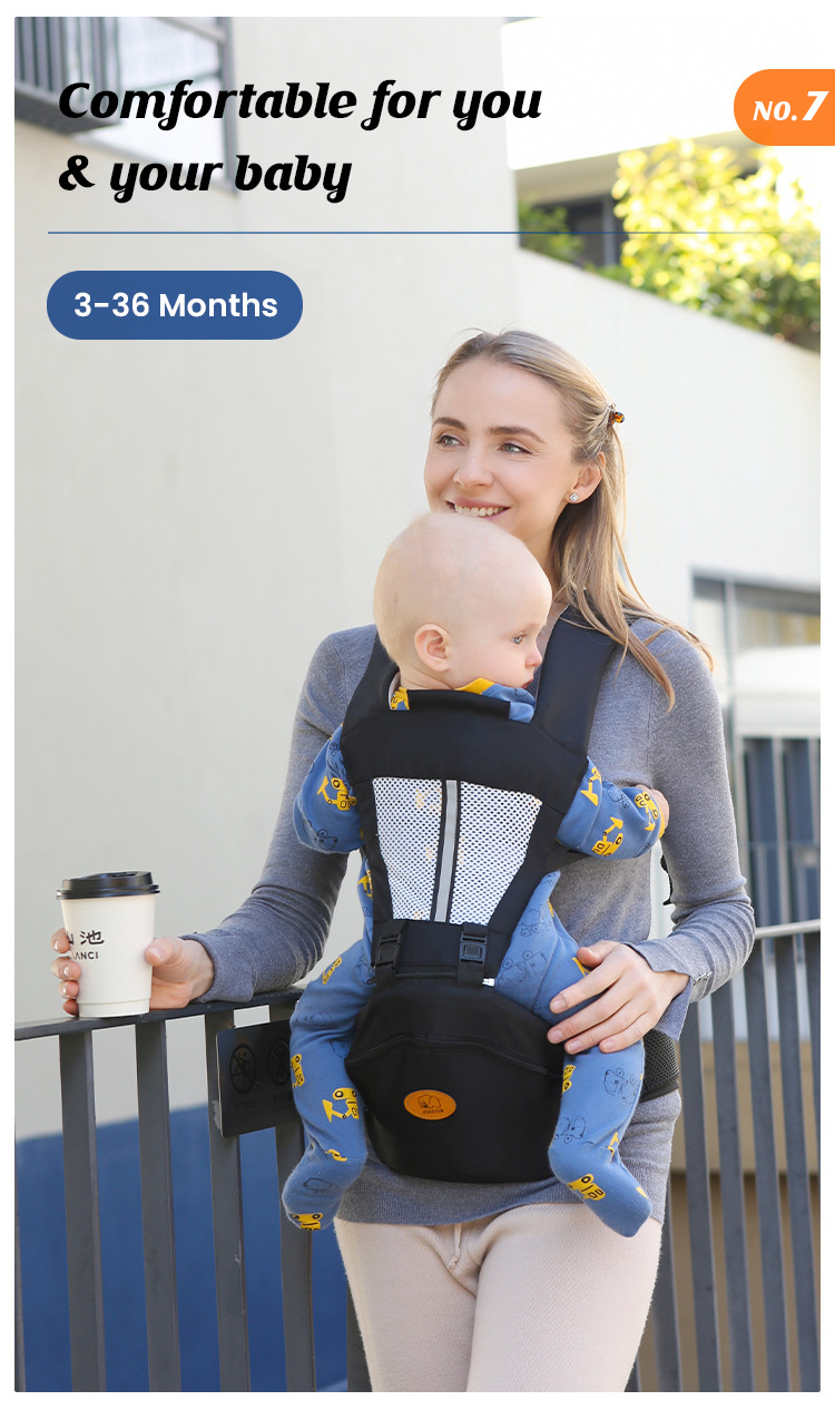 Large-Capacity Baby carrier with hip seat Carrier for baby carier for ...