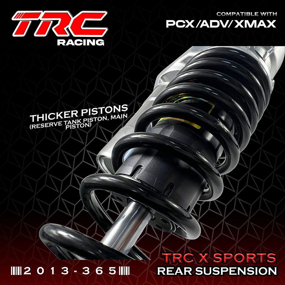 TRC Racing PH X PRO 365mm PCX/ADV/XMAX Shock Absorber Suspension Fully ...