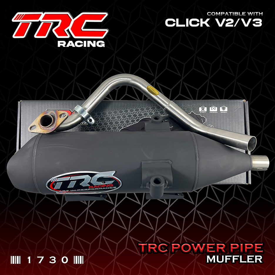 TRC Racing Honda Click v2 125 150 Power Pipe Muffler Exhaust 1730 ...