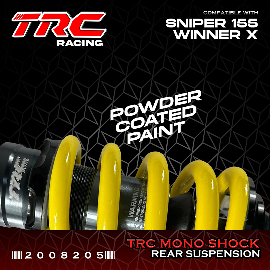 TRC Racing CNC Rear Mono Shock 205mm For Sniper 150/155 and Winner X ...