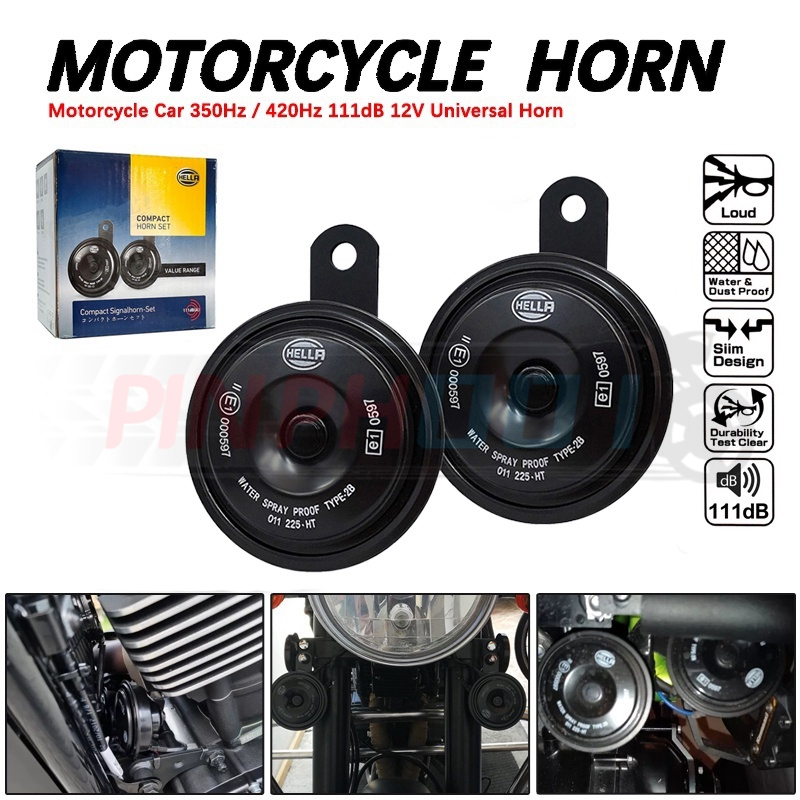 2pcs Original HELLA Horn Classic Horn Set Value Range For Motorcycle ...