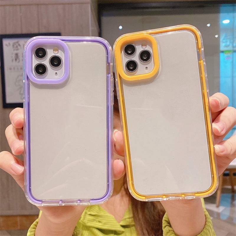 Fully Covered With Anti-Drop Silicone Hard Shell Simple And Transparent ...